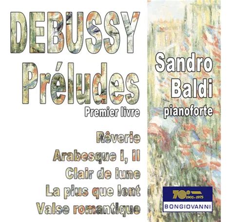 Sandro Debussybaldi Debussy Preludios Libro 1 Cd Meses Sin Interés