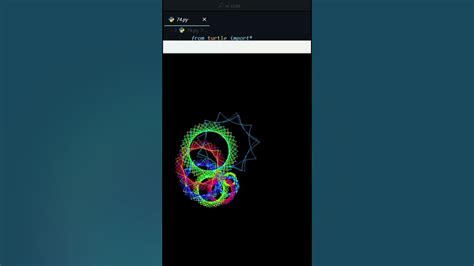 Graphic Animation Part 74 Using Pythonturtle Python New Shorts Viralshorts Trending