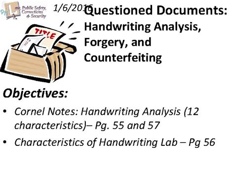 142016 Questioned Documents Handwriting Analysis Forgery And Counterfeiting