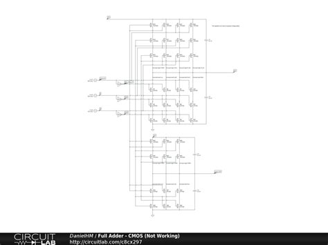 1 Bit Full Adder Cmos Circuit