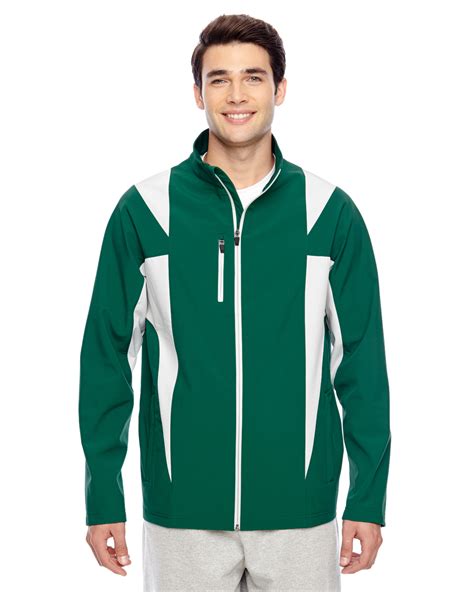 Tt82 Team 365 Mens Icon Colorblock Soft Shell Jacket Blankteesusa