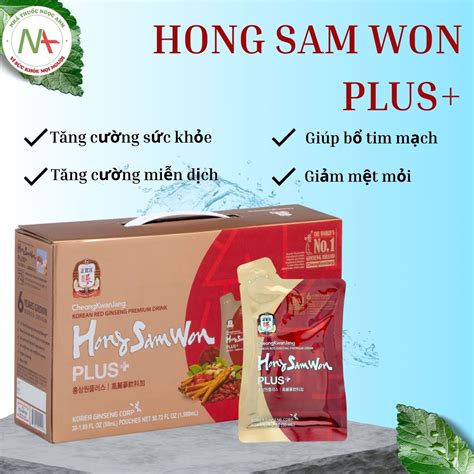 Hồng Sâm Hong Sam Won Plus Công Dụng Cách Sử Dụng Giá Bao Nhiêu