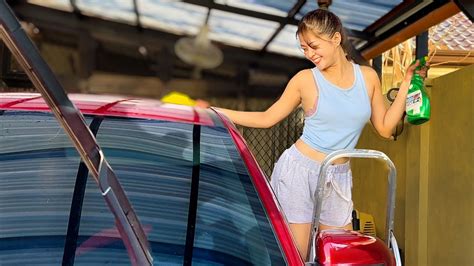 필리피 여자가 생각하는 기발한 세차장 듣고 충격 받은 이유 국제커플 국제가족 Youtube