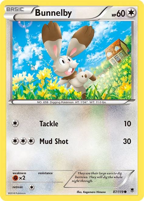 Bunnelby Xy Phantom Forces Pokemon