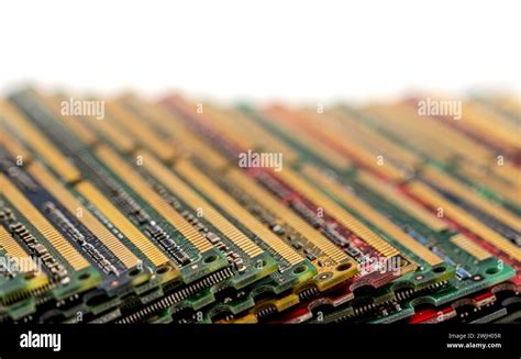 Many Different Computer Memory Modules RAM SD DDR EPROM Stock Photo Alamy