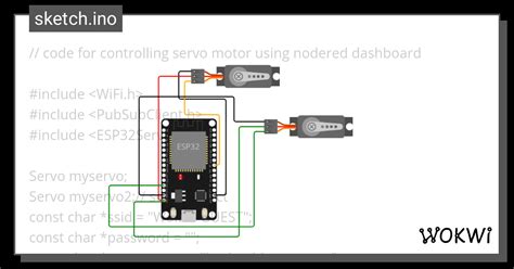 Nodered Wokwi Esp32 Servo Copy Wokwi Esp32 Stm32 Arduino Simulator
