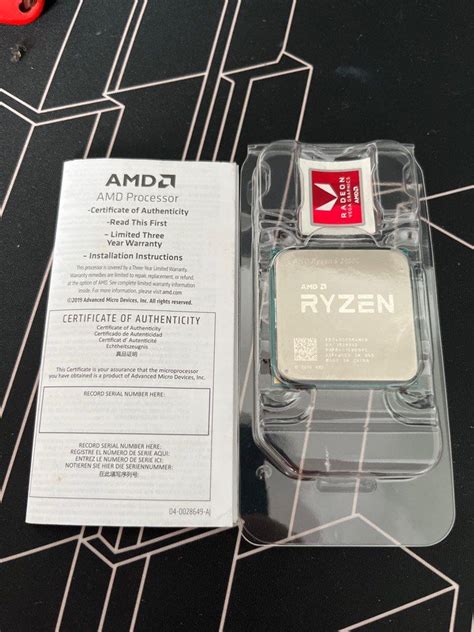Amd Ryzen 3400g Computers And Tech Parts And Accessories Computer Parts