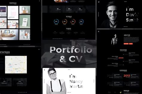 Best Free Responsive HTML CSS Portfolio Templates In
