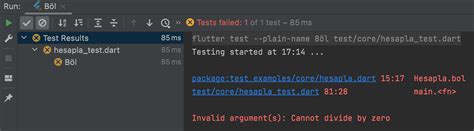Flutterda Unit Test Yazımı