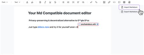 Ddocs Your Markdown Editor For Seamless Importing Editing And Exporting
