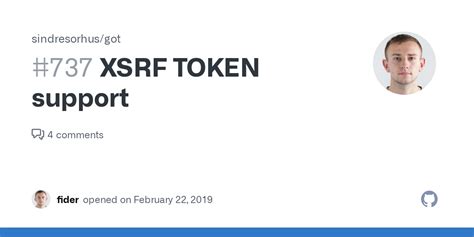 XSRF TOKEN Support Issue 737 Sindresorhus Got GitHub