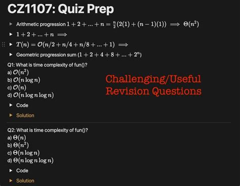 Sc1007cz1107 Data Structures And Algorithms Notes For Computer Science