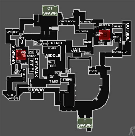 All Callouts For CS GO Maps In Current Mappool Nullachtfuffzehn Gaming