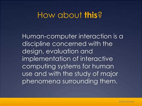 Introduction To Hci Ppt