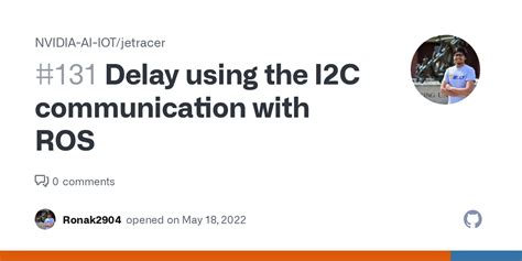 delay using the i2c communication with ros · issue 131 · nvidia ai iot jetracer · github
