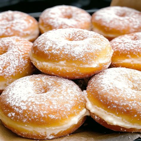Cream Filled Donuts