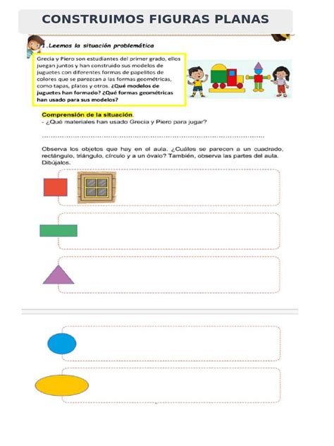 Construimos Figuras Para Primer Grado De Primaria Pdf