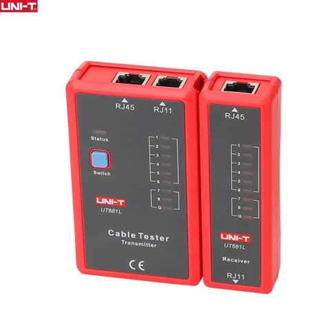 uni t ut681l rj45 rj11 케이블 lan 테스터 네트워크 케이블 전화선 듀얼 사용 테스터 led 상태 디스플레이 nc hdmi 수리 도구 aliexpress