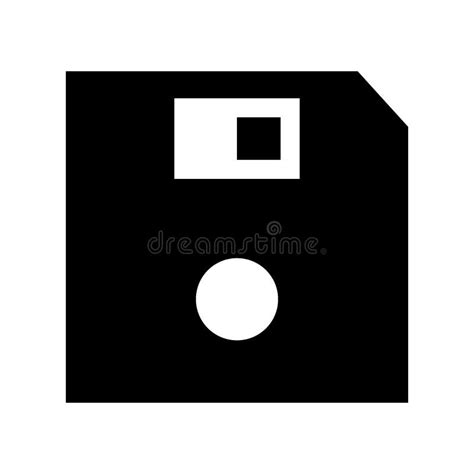 Floppy Disk Icon Or Logo Isolated Sign Symbol Vector Illustration Stock