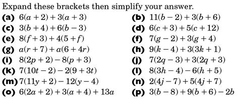 Brackets Maths Teaching Worksheets Library
