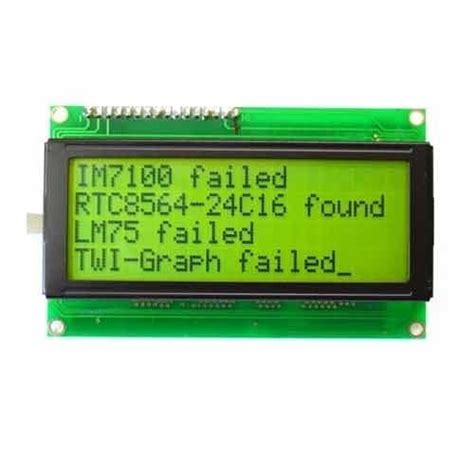 Rectangular Shape Graphic Lcd Display With Dimesion Size 16x2 At Best Price In Ahmedabad