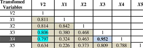 Correlation Coefficient Matrix With Multicollinearity Using Newtons