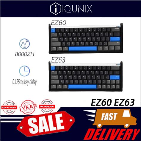 Iqunix Ez60 Ez63 Flagship Esports Magnetic Switch Gaming Keyboard