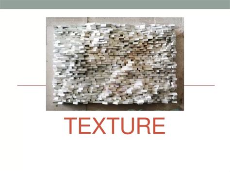 Ppt Understanding Texture In Art Real Vs Simulated Powerpoint