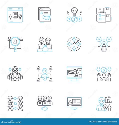 Budgeting Techniques Line Icons Collection Prioritization Planning