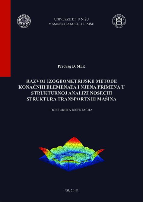 Pdf Razvoj Izogeometrijske Metode Konačnih Elemenata I Njena Primena U Strukturnoj Analizi