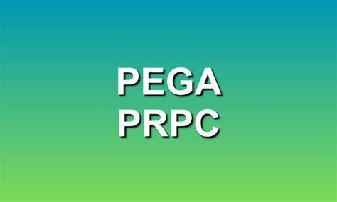 Pega Prpc Harsha Trainings