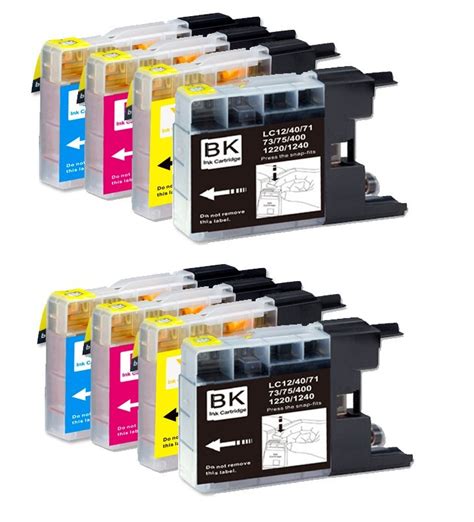 Xl Ink Jet Cartridges Fits Brother Lc75 Mfc J280w Mfc J425w Mfc J430w