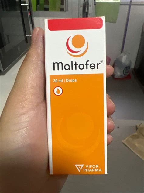 Maltofer Drop Oral Iron Therapy Health And Nutrition Health Supplements