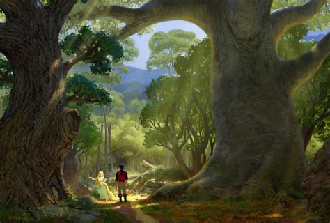 The Wanderings Of A Dreamer Rapunzel Concept Art
