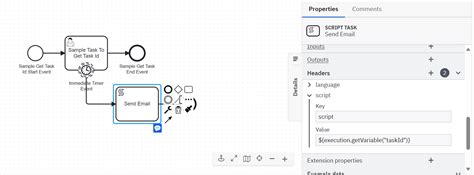 How To Use Scripting Task To Get The Task Id From The Execution Context Camunda Topics