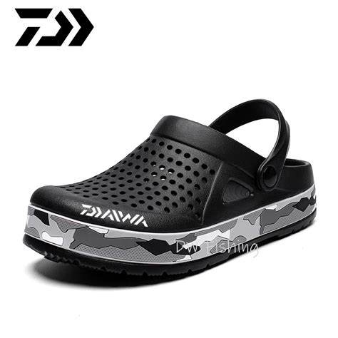 Daiwa 남성용 낚시 신발 여름 비치 샌들 미끄럼 방지 신발 아웃도어 통기성 슬리퍼 샌들 워터 슈즈 2022 Aliexpress