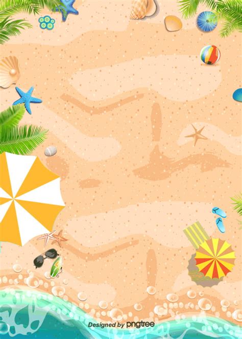 라이트 컬러 여름 모래사장 홍보 배경 사진 배경 화면 및 일러스트 무료 다운로드 Pngtree