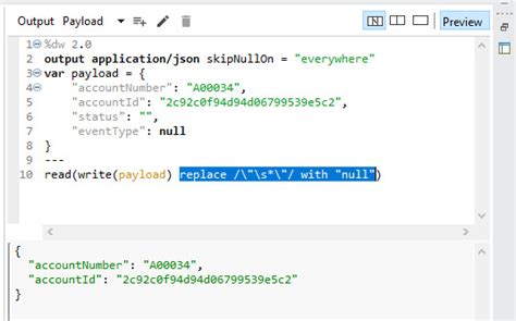 Dataweave How To Avoid Null Input In Properties