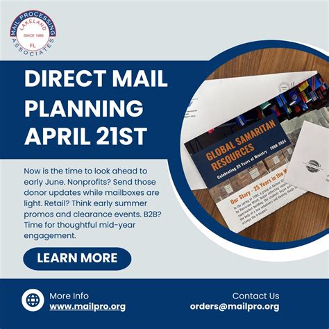 Early June Mailings Mail Processing Associates