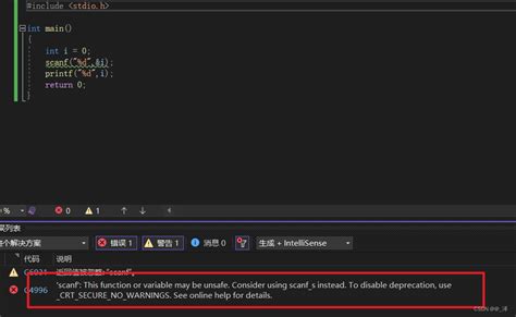 C4996 Scanf This Function Or Variable May Be Unsafe Consider Using