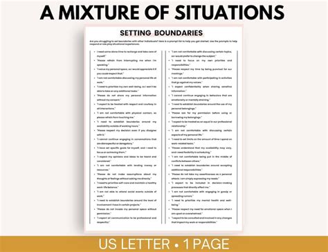 Boundary Setting Phrases Printable Communication Scripts For