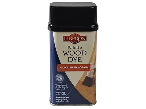Liberon 014340 Palette Wood Dye Victorian Mahogany 250ml Libwdpm250