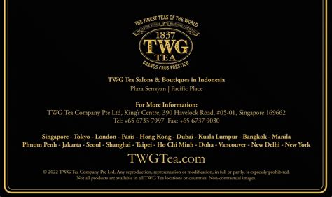 Twg Tea Jakarta Hampir 800 Jenis Teh Yang Bisa Dipilih