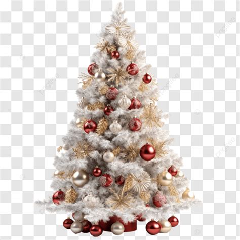 빨간색과 금색 액센트가 있는 우아한 흰색 크리스마스 트리 우아한 화이트 크리스마스 트리 빨간색과 금색 액센트가 있는 흰색 크리스마스 트리 럭셔리 크리스마스 트리 장식