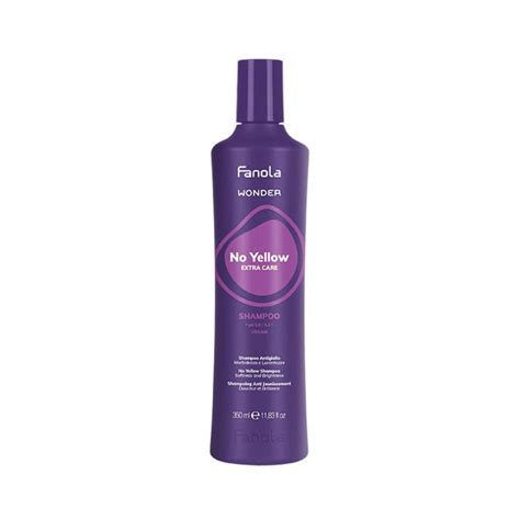 Fanola Wonder No Yellow Extra Care Shampoo 350ml Hair Products New Zealand Nation Wide