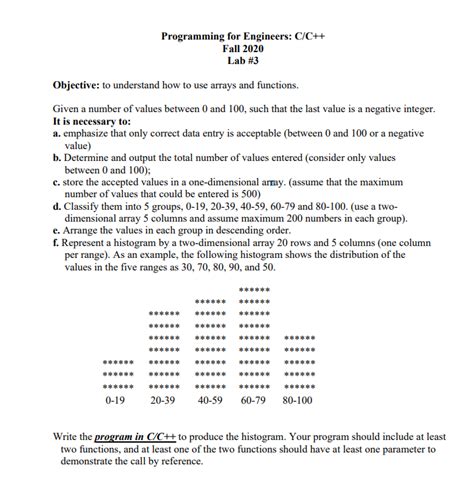 Programming For Engineers C C Fall Lab Chegg
