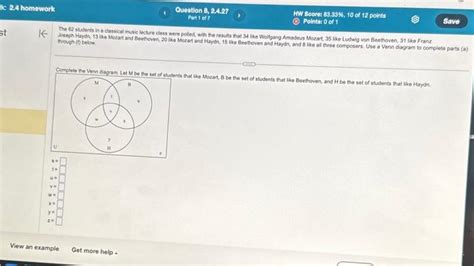 Solved The 62 Stidents In A Clssaical Music Lecture Class
