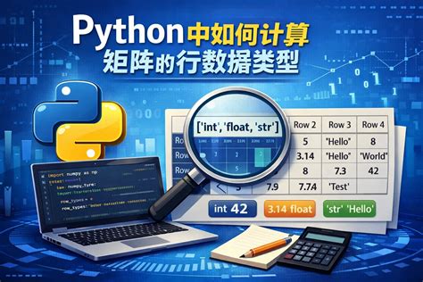 Python中如何计算矩阵的行数据类型 Python中如何计算矩阵的行数据类型