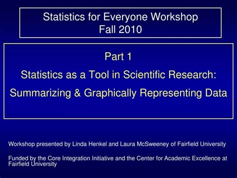 PPT Statistics For Everyone Workshop Fall 2010 PowerPoint Presentation ID 7047142
