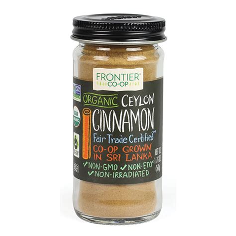 Ground Ceylon Cinnamon 176 Oz Frontier Organic Fair Trade Certified